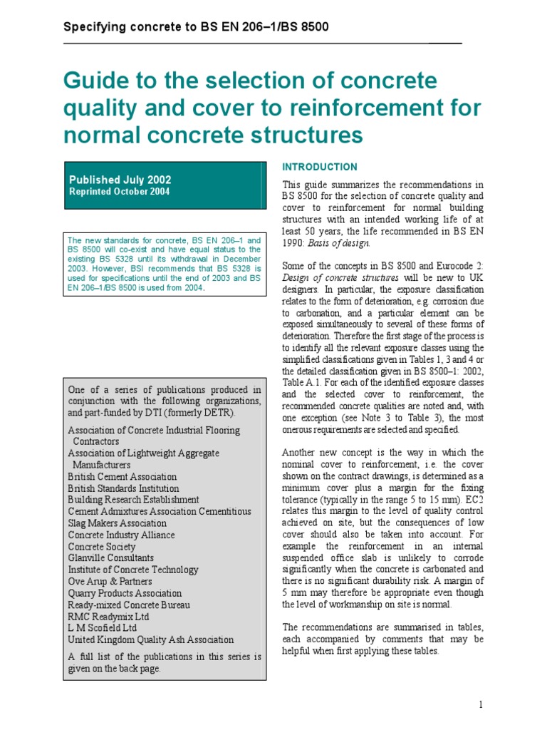 BS en 206 | PDF | Concrete | Cement
