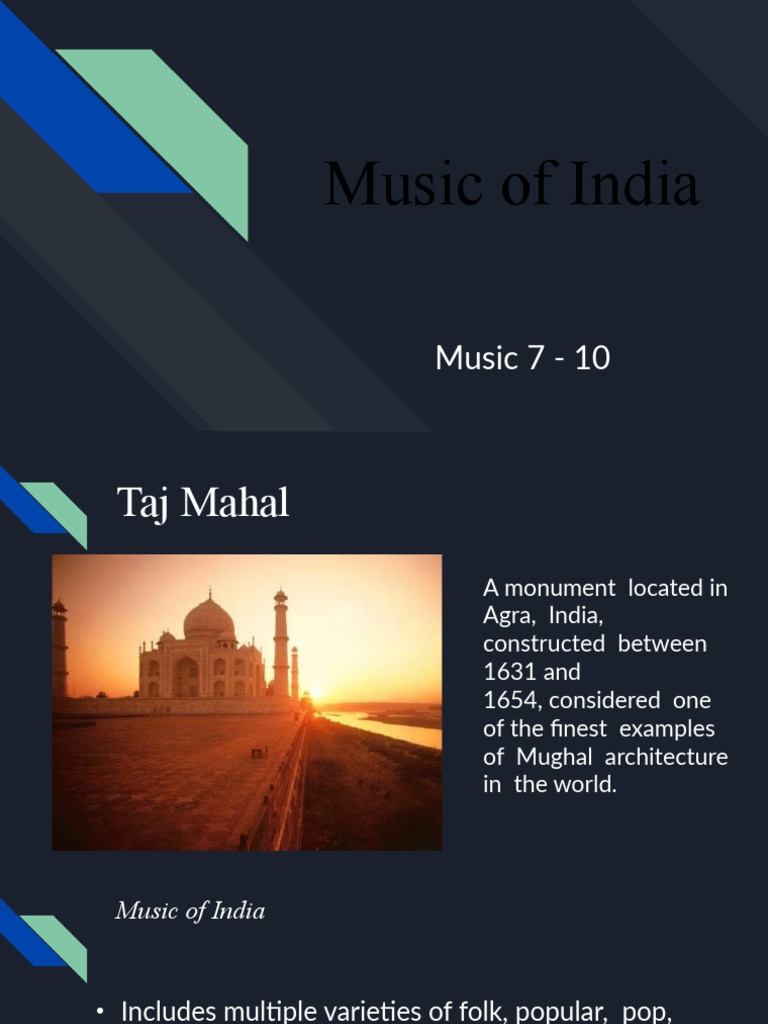 Presentation No. 2 - Music of India | PDF | String Instruments | Music ...