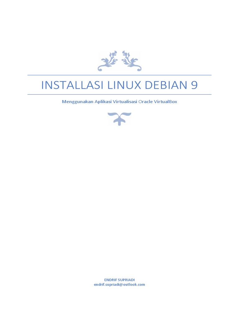 Panduan Instalasi Debian 9 di VirtualBox | PDF