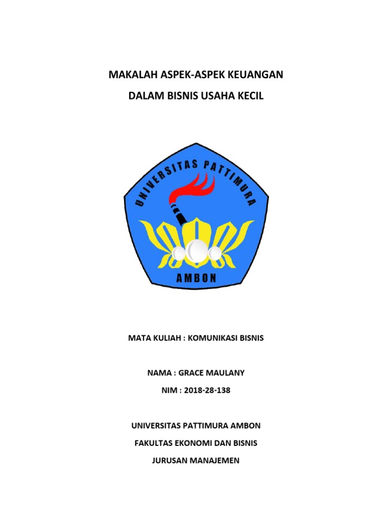 Makalah Aspek Keuangan (Grace) | PDF