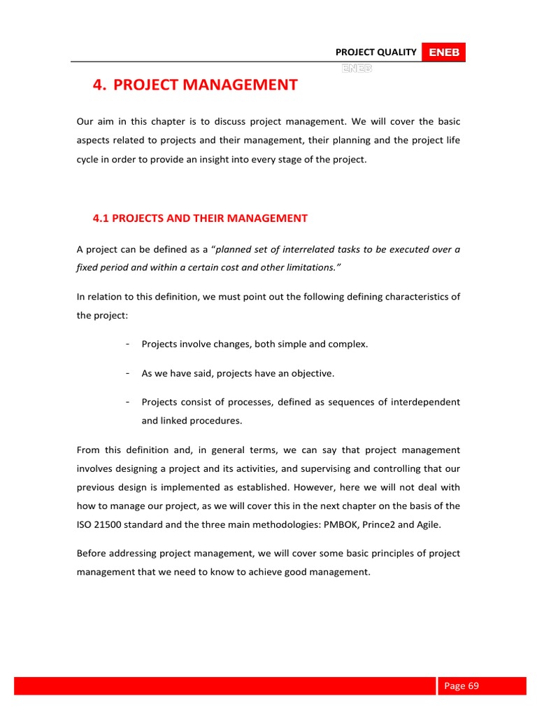 PQU.M4 Module 4 Project Management | PDF | Product Lifecycle | Project ...