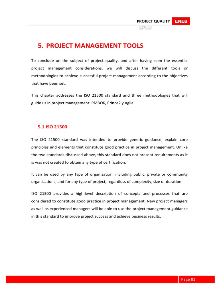 PQU.M5 Module 5 Project Management Tools | PDF | Project Management ...