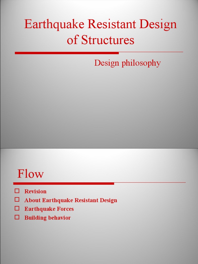 Earthquake Resistant Design Guide | PDF | Earthquakes | Earthquake ...