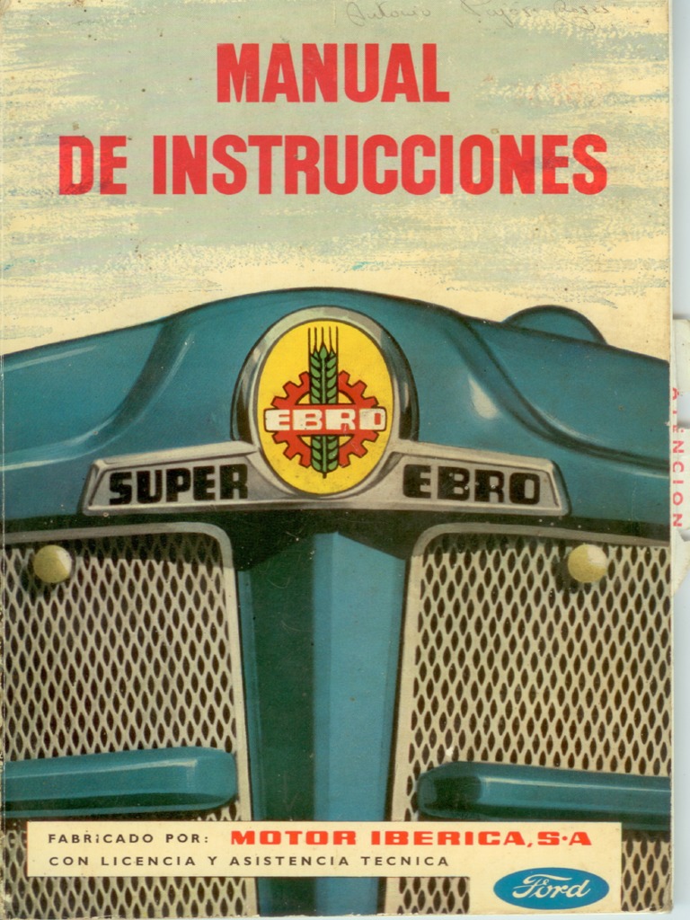 Manual Super Ebro PDF | PDF
