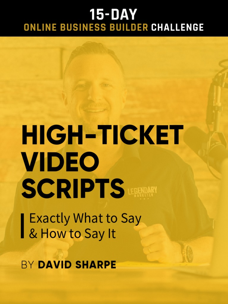 High-Ticket Video Scripts: Online Business Builder | PDF