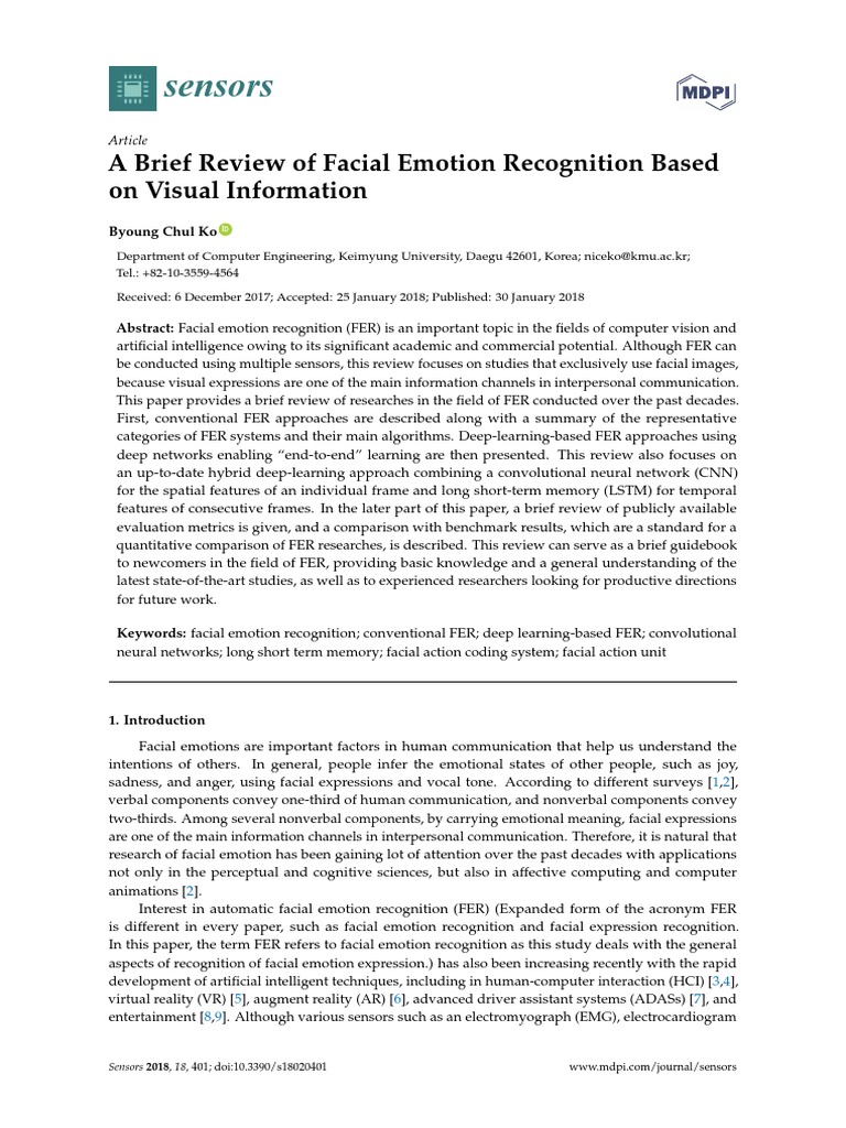 A Brief Review of Facial Emotion Recognition Based On Visual ...