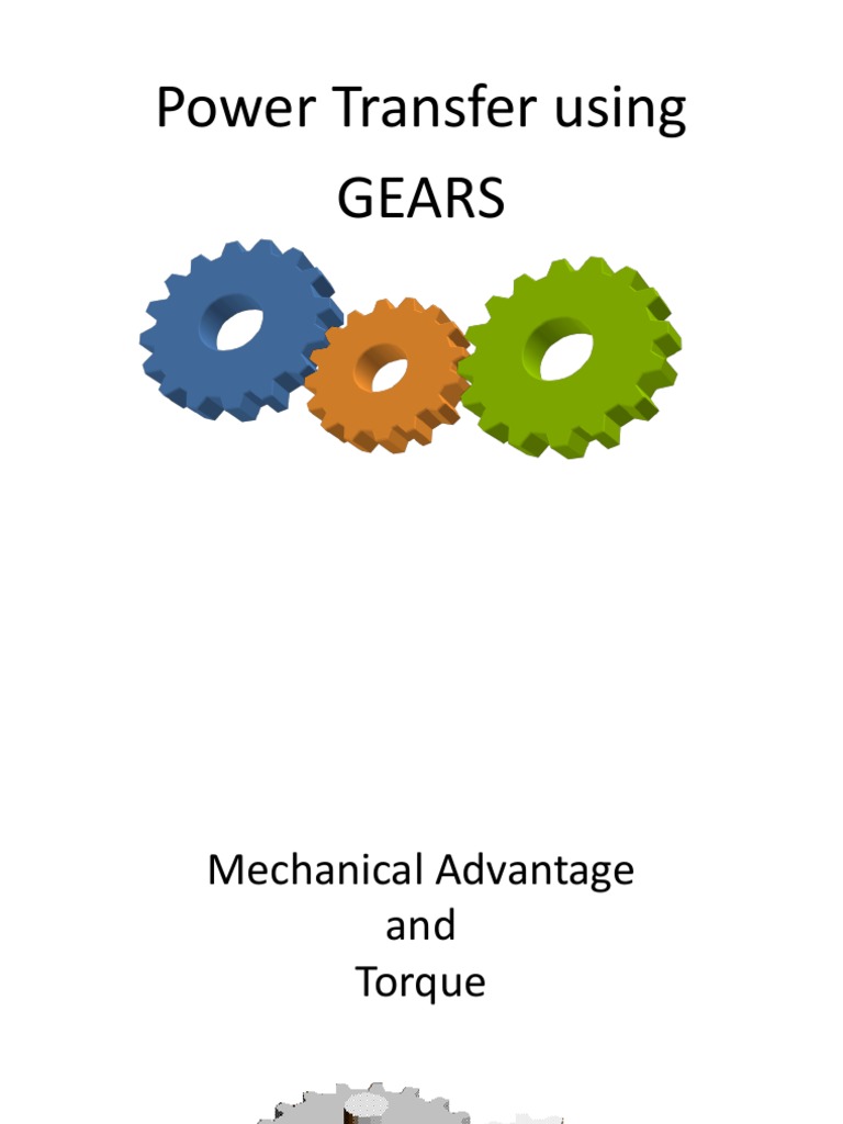 Gear Trains Calculation | PDF | Gear | Lever