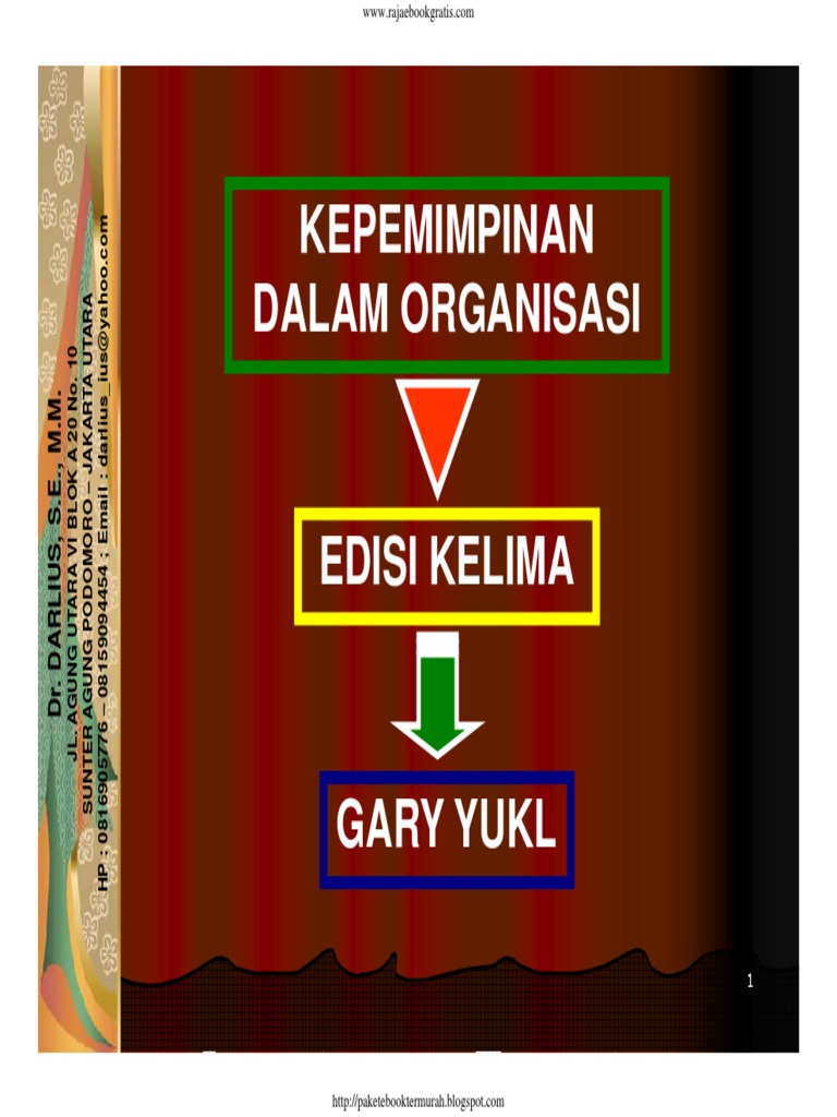 Kepemimpinan Dalam Organisasi Edisi Lima Gary Yukl | PDF