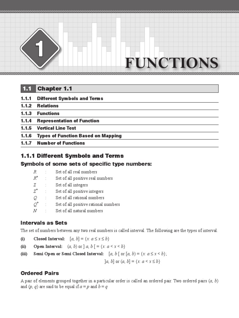 Differential Calculus - Chapter01 - Functions PDF | PDF | Function (Mathematics) | Set (Mathematics)