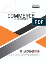 Commerce Textbook 1 | PDF | Money | Saving