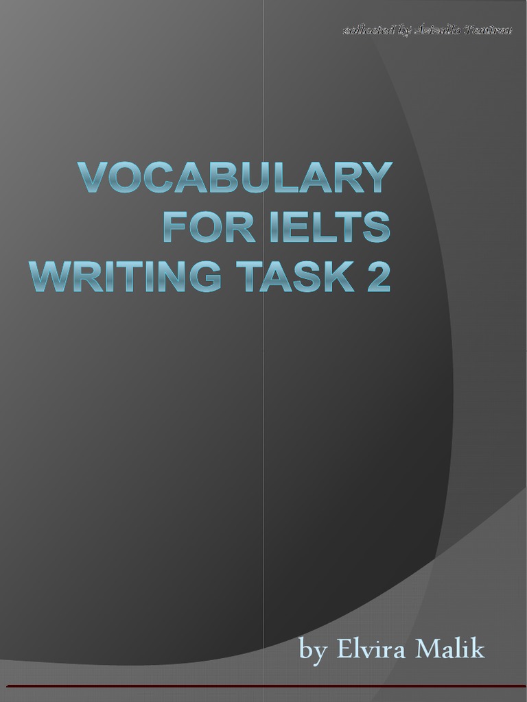 Vocabulary For Ielts Writing Task 2 | PDF | Climate Change | Climate ...
