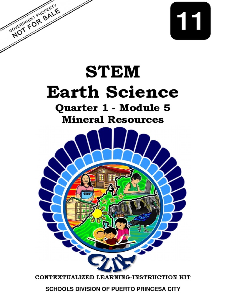 Earth Science 11 SHS - q1 - Mod 5 - Mineral Resources - v6 1 PDF | PDF ...