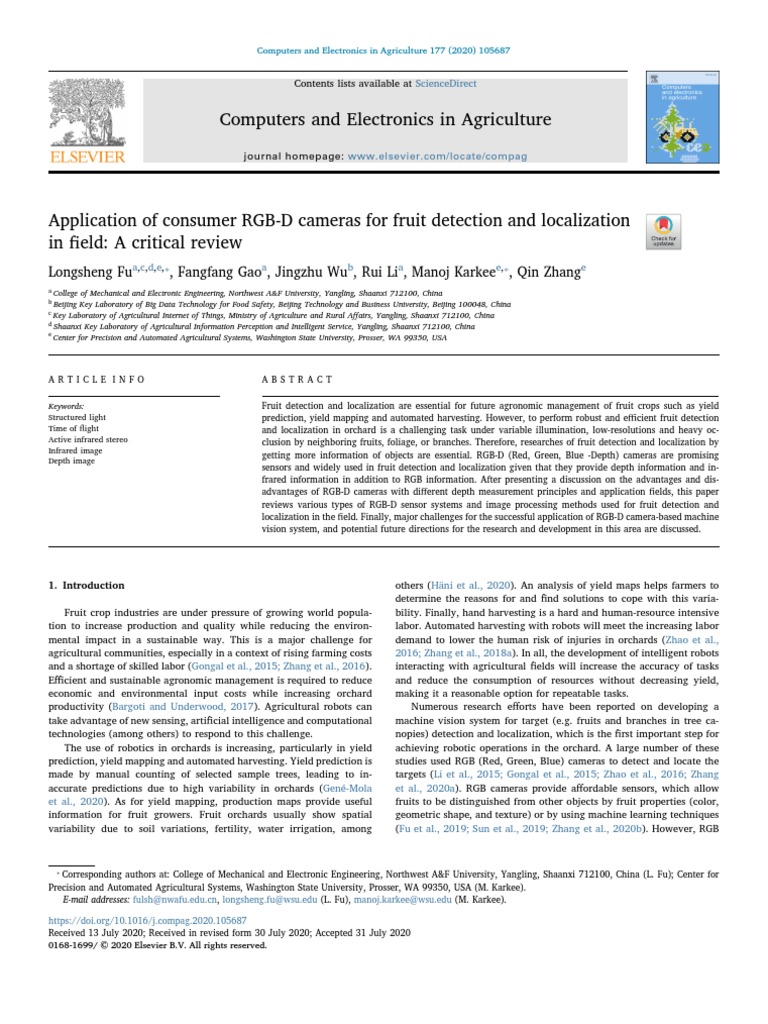 10application of Consumer RGB-D Cameras For Fruit Detection and ...