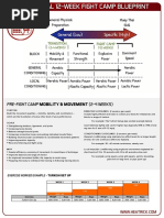 MMA - 1 Week Workout Plan | PDF | High Intensity Interval Training ...