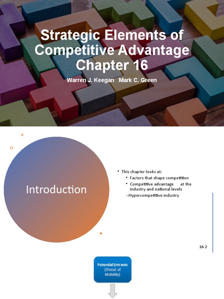Strategic Elements of Competitive Advantage: Warren J. Keegan Mark C ...