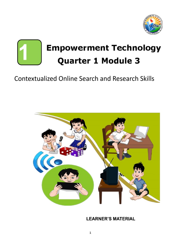 ICT Empowerment-Technologies Q1 Module3 | PDF