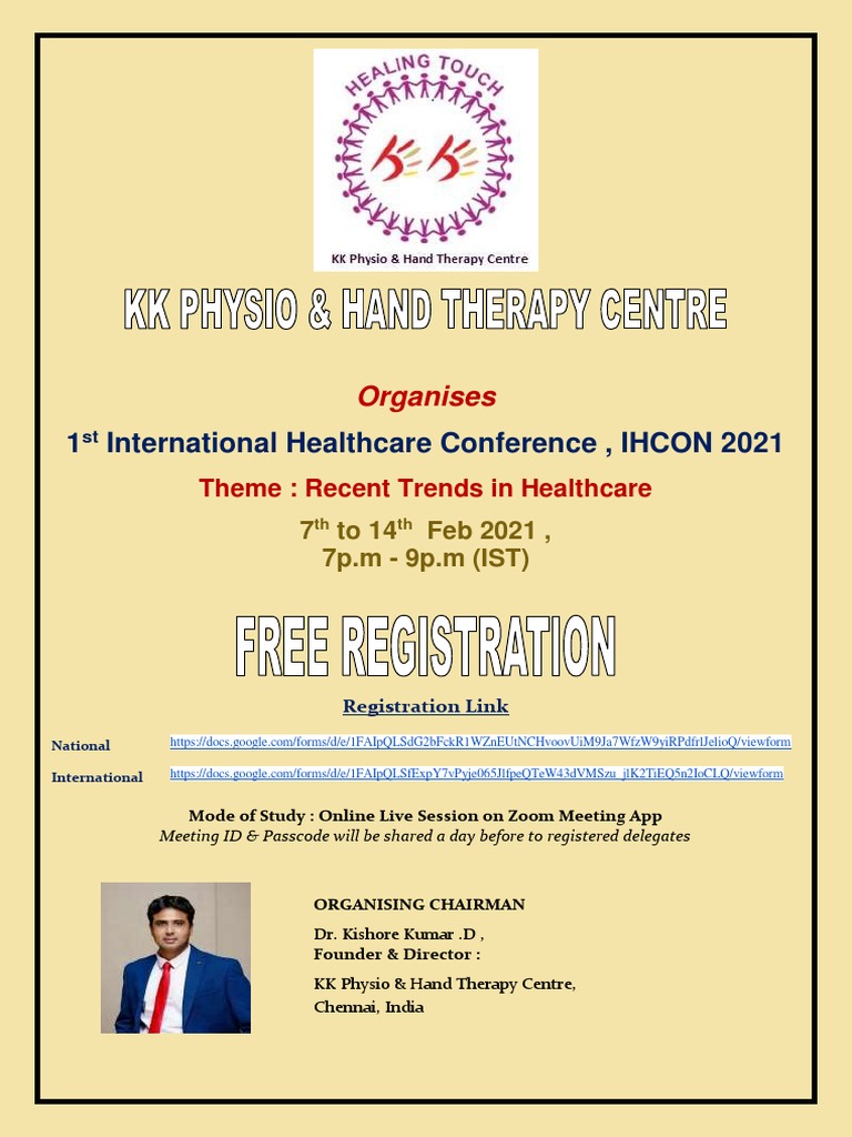 International Healthcare Conference IHCON 2021 (Virtual) - Free ...