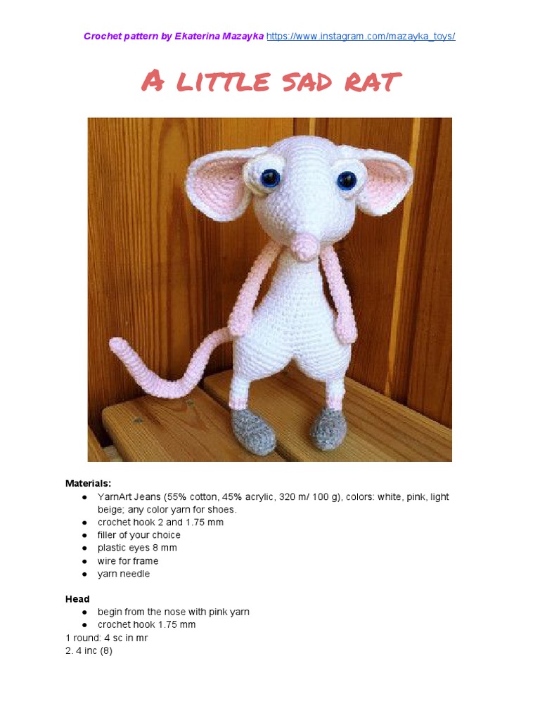 A Little Sad Rat - English | PDF