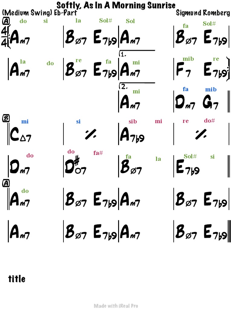 Guide Tones Exercise PDF | PDF