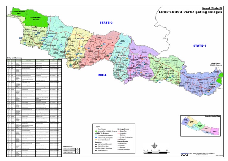 State 2 - Thematic Map - LRBP - Lrbsu Participating Bridges | PDF ...