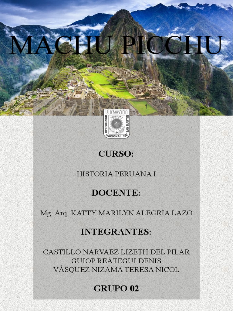 Machu Picchu | PDF | Machu Picchu | Naturaleza
