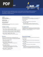 Git Cheat Sheet: Stage & Snapshot Installation & Guis | PDF | Version Control | Graphical User ...