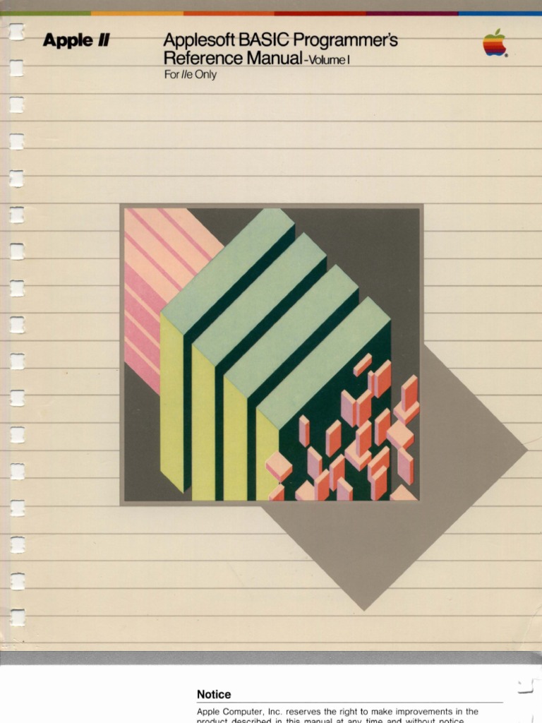 Apple II Applesoft BASIC Programmer's Reference Manual - Volume 1 | PDF | Subroutine | Computer ...