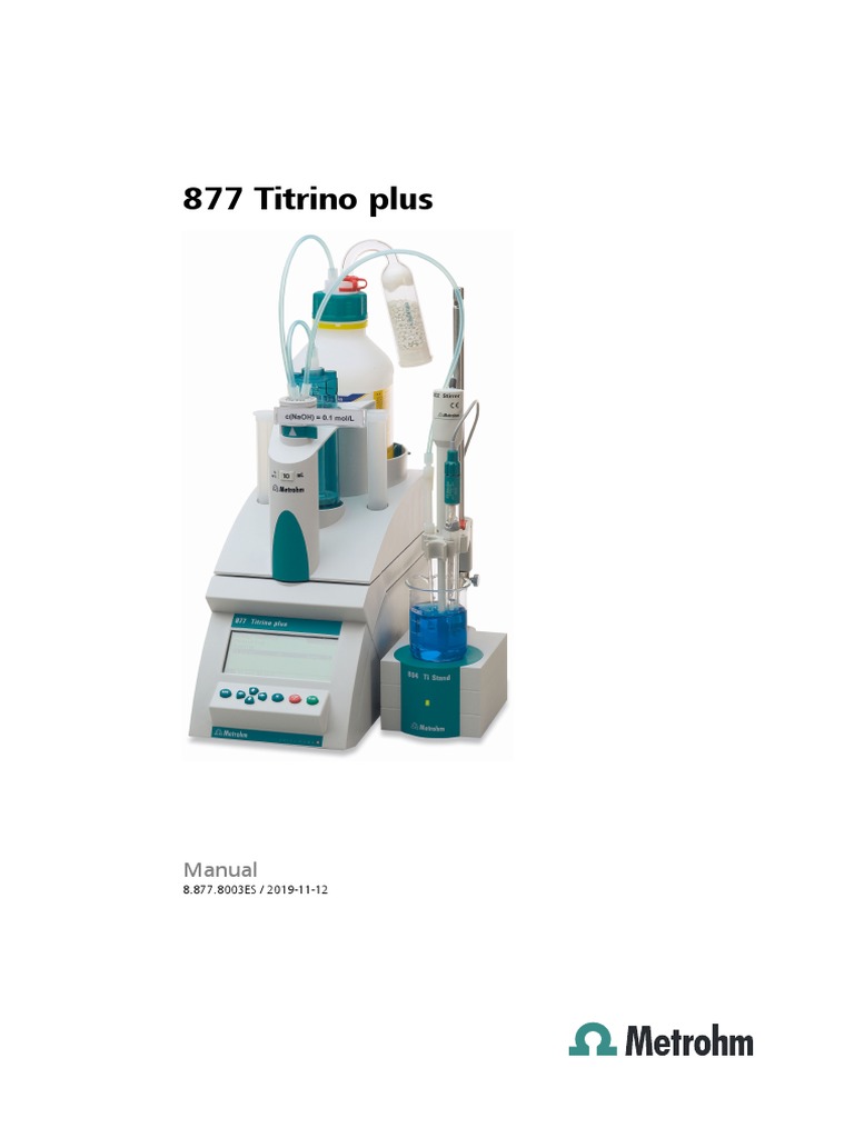 88778003ES Manual 877 Titrino Plus | PDF