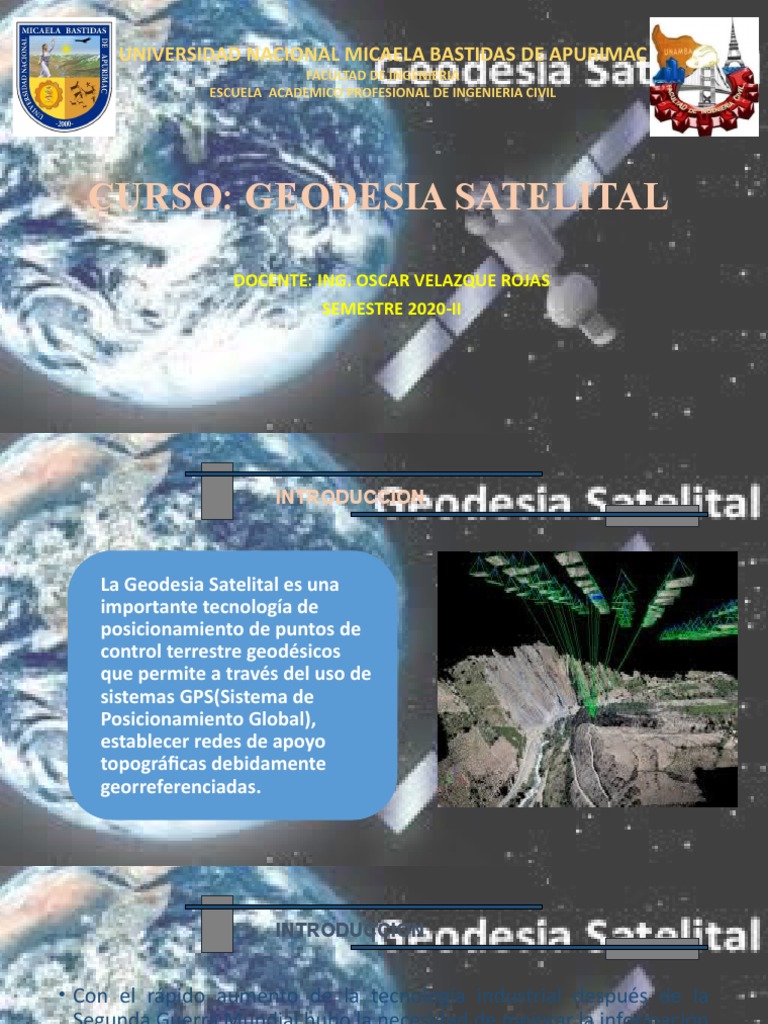 Geodesia Satelital Clase I | PDF | Geodesia | Geografía