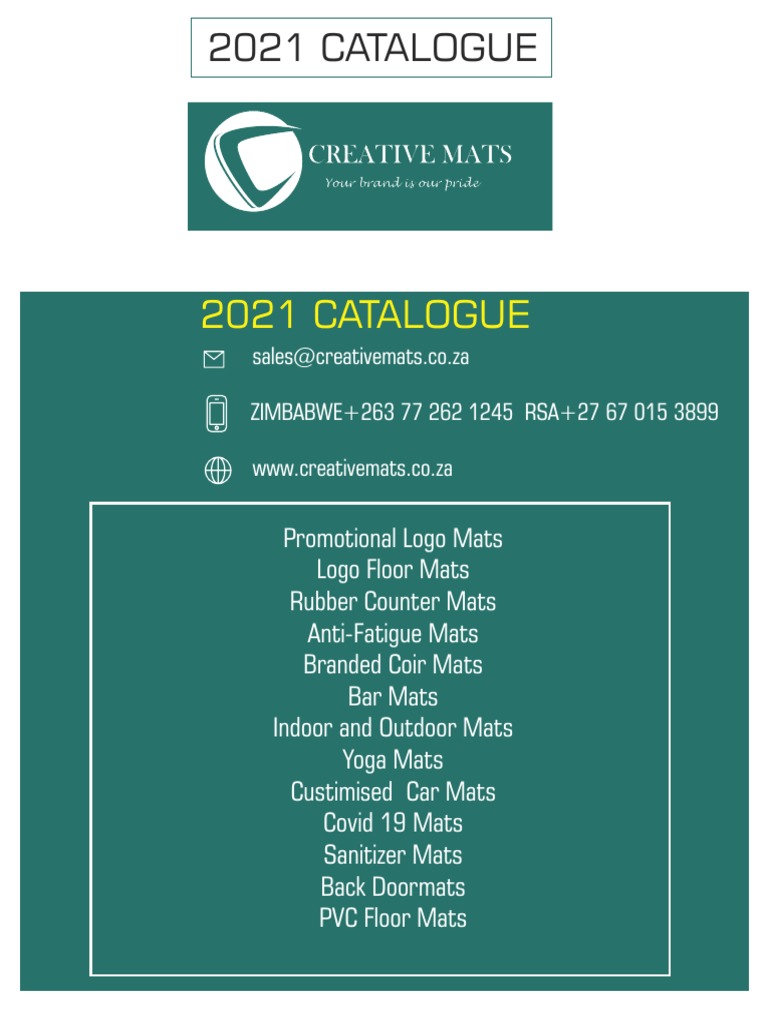 Creative Mats 2021 | PDF