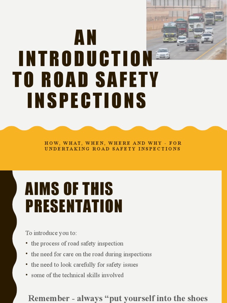 2 Introduction To Road Safety Inspections | PDF | Road Traffic Safety ...
