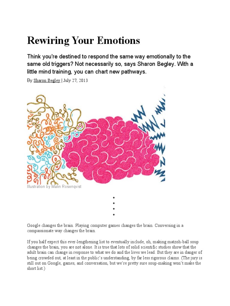Managing Your Emotional Triggers | PDF | Prefrontal Cortex | Amygdala