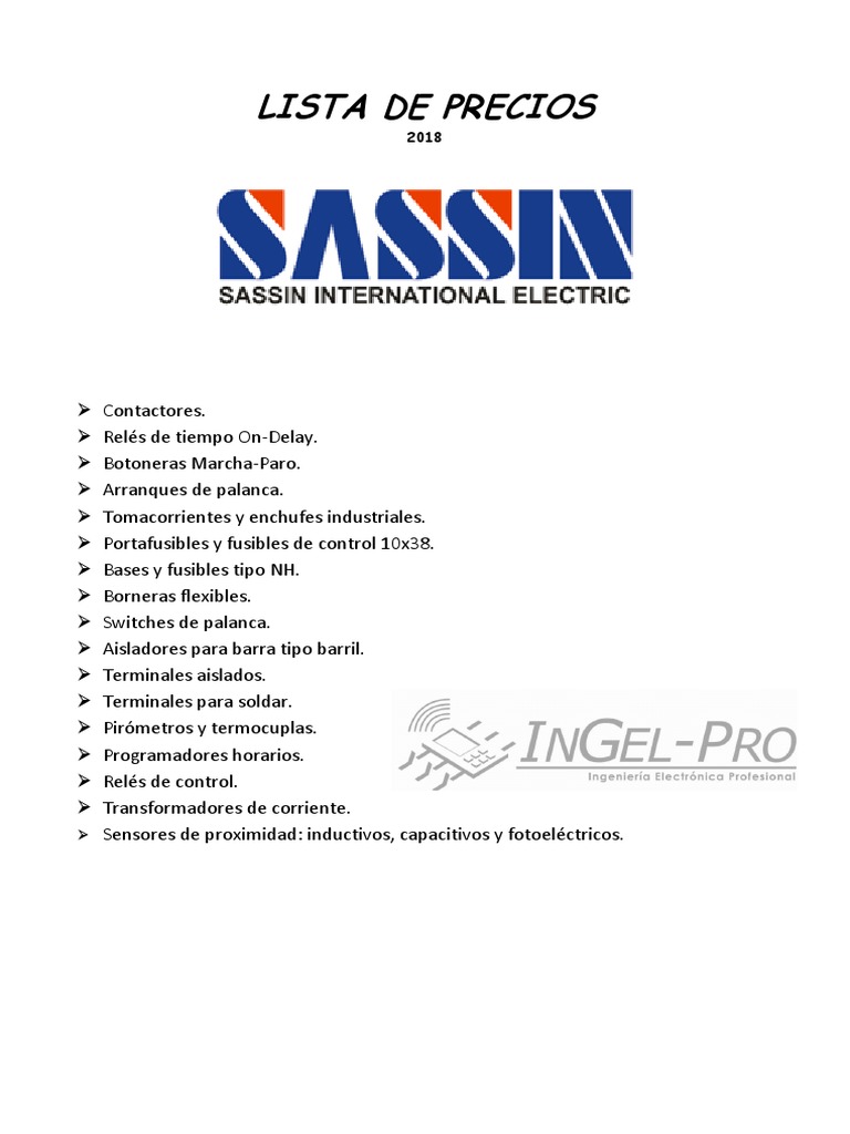 Sassin 2018 | PDF | Relé | Energia electrica