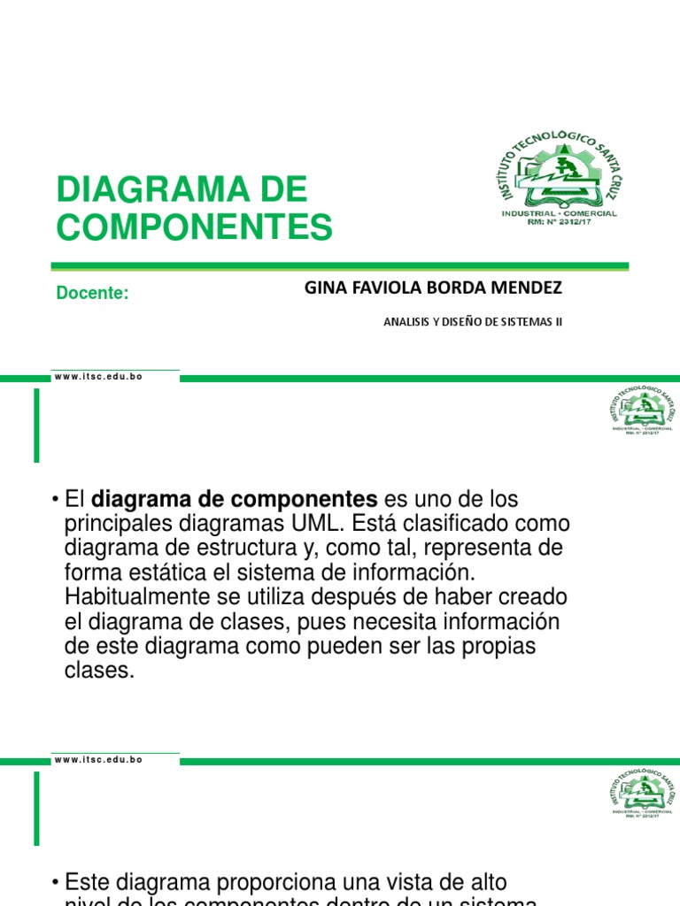 Diagrama de Componentes | PDF | Java (lenguaje de programación ...