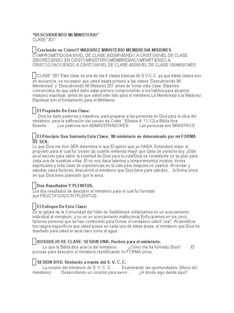 Descubriendo Mi Ministerio | PDF | Pablo el apóstol | Cristo (título)