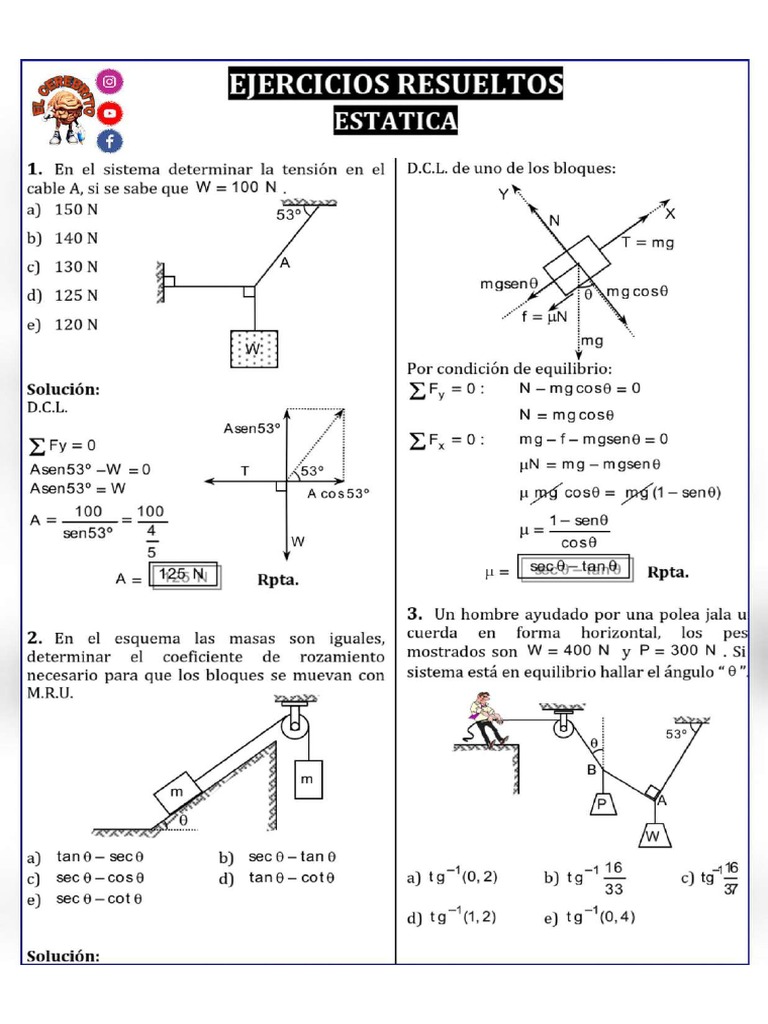 Ejercicios de Fisica Resueltos | PDF