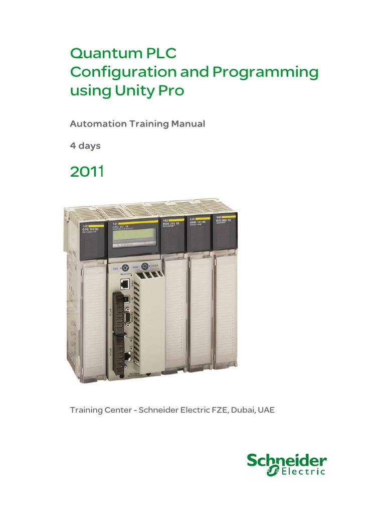 Unity Quantum Training Manual | PDF | Programmable Logic Controller | Valve