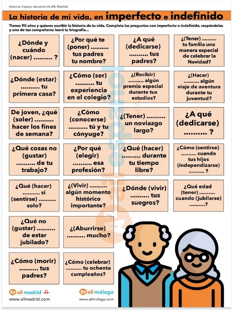 Preguntas de Preterito | PDF