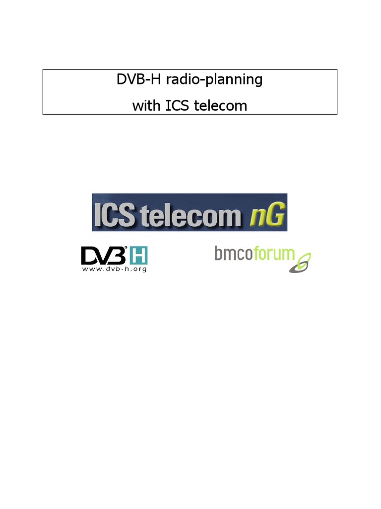 DVB-H Radio-Planning With ICS Telecom | PDF
