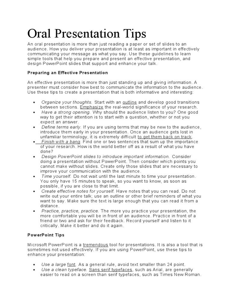 Presentation Techniques Tips Download Free Pdf Typefaces