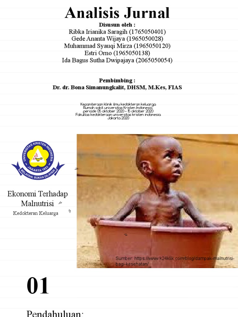 Economic Factors in Malnutrition, DR Bona | PDF