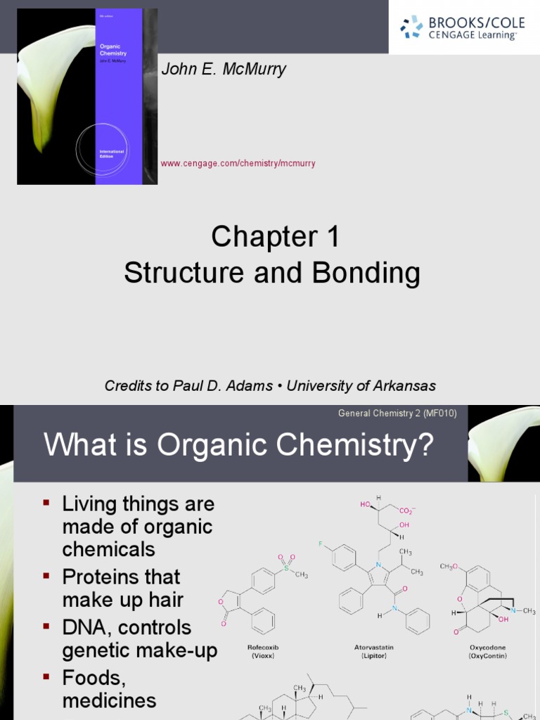 Chapter 1 Structure & Bonding | PDF