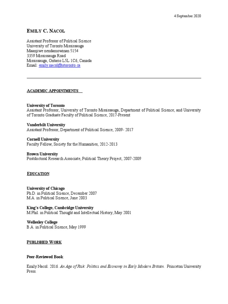 ENcl+CV September+2020 | PDF