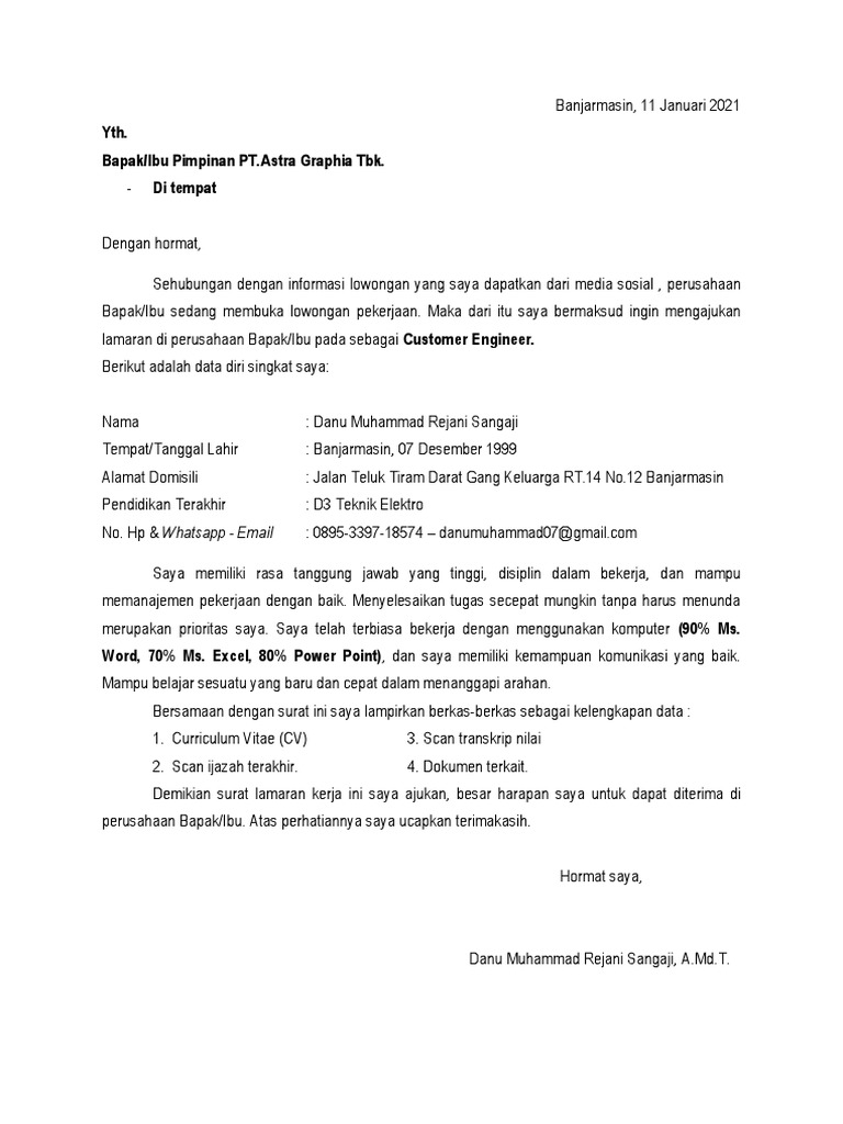 Berkas Lamaran Astra Graphia-Compressed | PDF