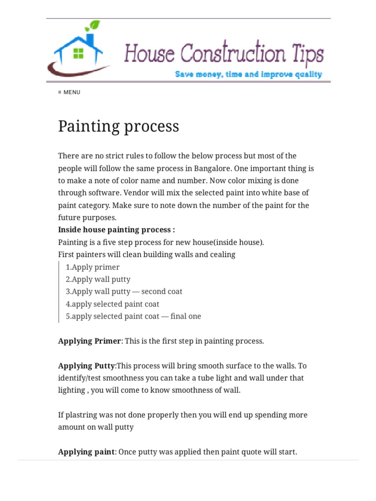 Painting, Painting Process | PDF | Paint | Paintings
