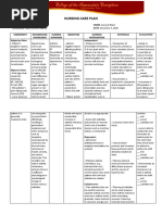 Nursing Care Plan - Activity Intolerance | PDF | Weakness | Anemia