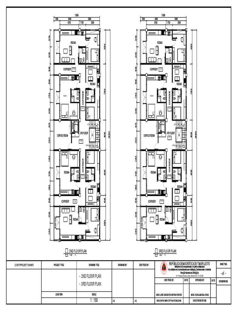 2Nd Floor Plan - 3Rd Floor Plan | PDF