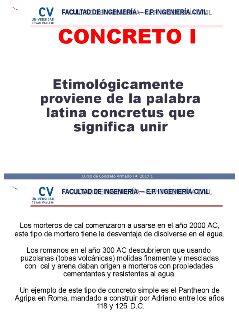 Concreto I: Etimológicamente Proviene de La Palabra Latina Concretus ...