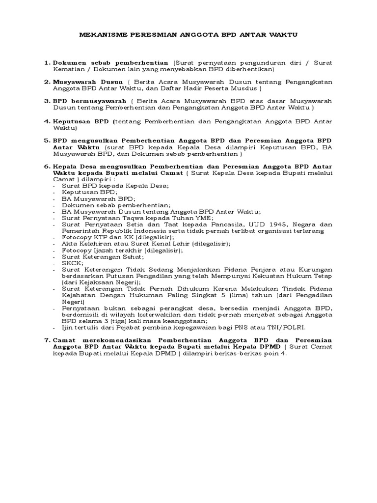 2c. Proses BPD Antar Waktu | PDF