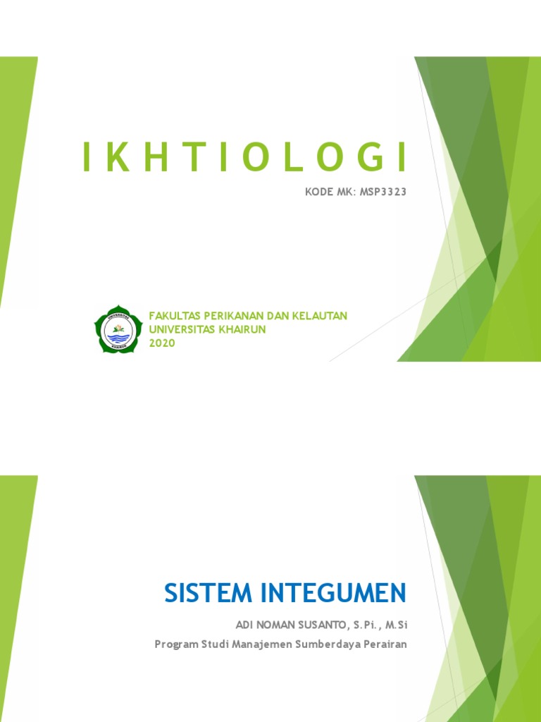 Sistem Integumen Ikan | PDF